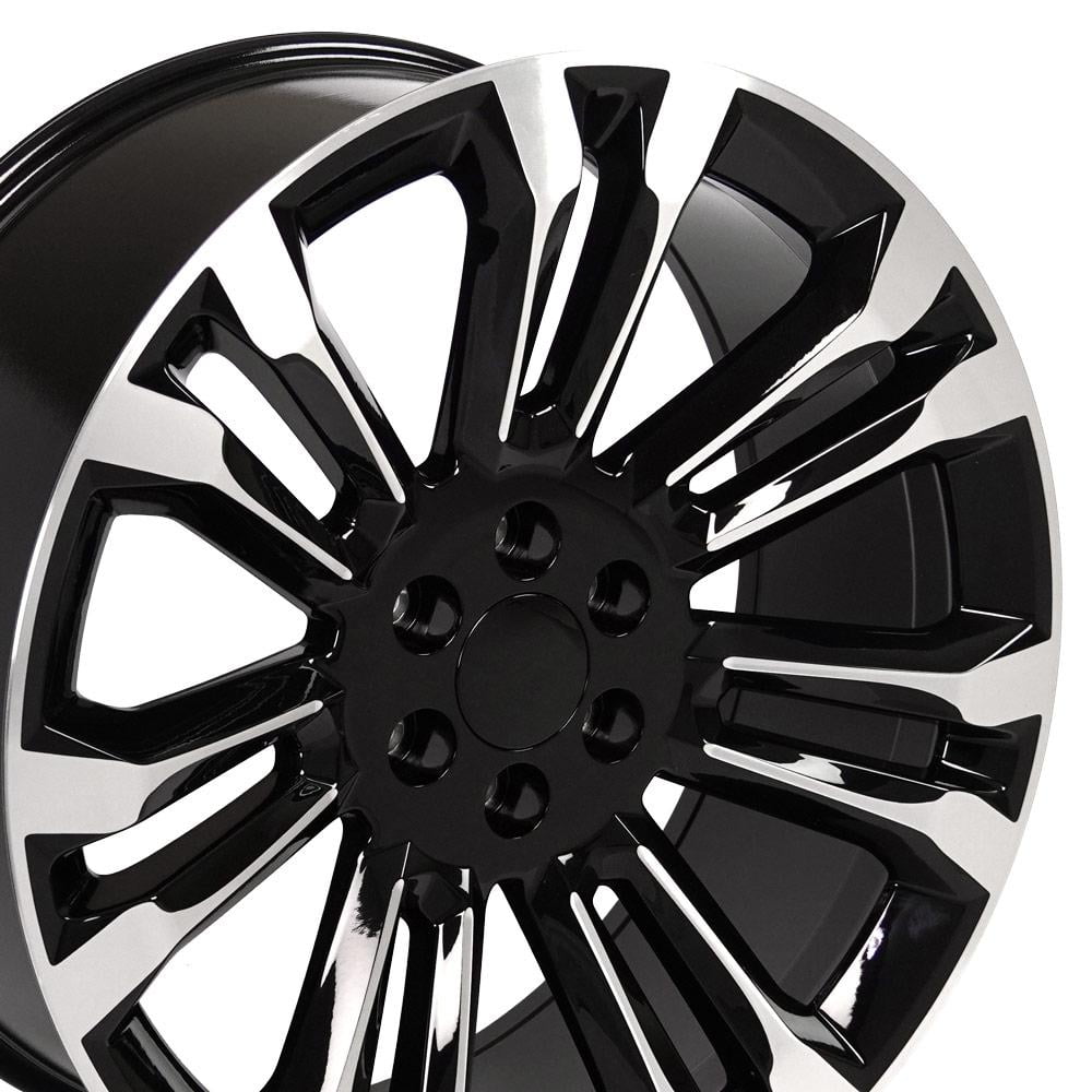 Cadillac Escalade Black Rims