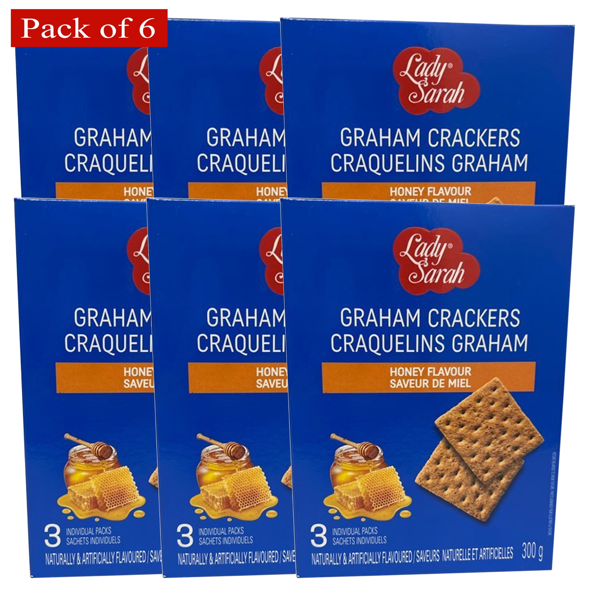 Click here for Lady Sarah Graham Crackers Honey  300g (Pack Of 6)... prices