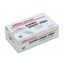 Universal Nonskid Paper Clips, Wire, Jumbo, Silver, 1000/Pack -UNV72240 ...