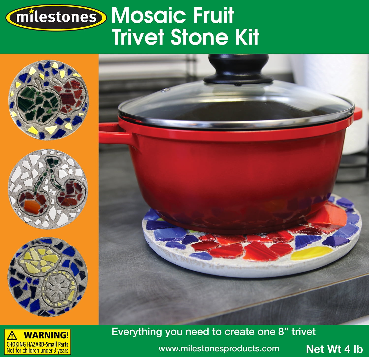 Trivet Kit-Mosaic Fruit - Walmart.com