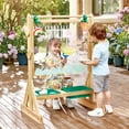 Hape: Outdoor Art Easel - Wooden Double-Sided Easel, See Through, Art ...