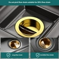 Downspout Universal Brass Floor Drain Core Shower Floor Drain Backflow
