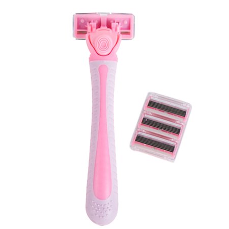 Color Random Women Manual Leg Hair Razor Remover Girl Stainless Steel ...