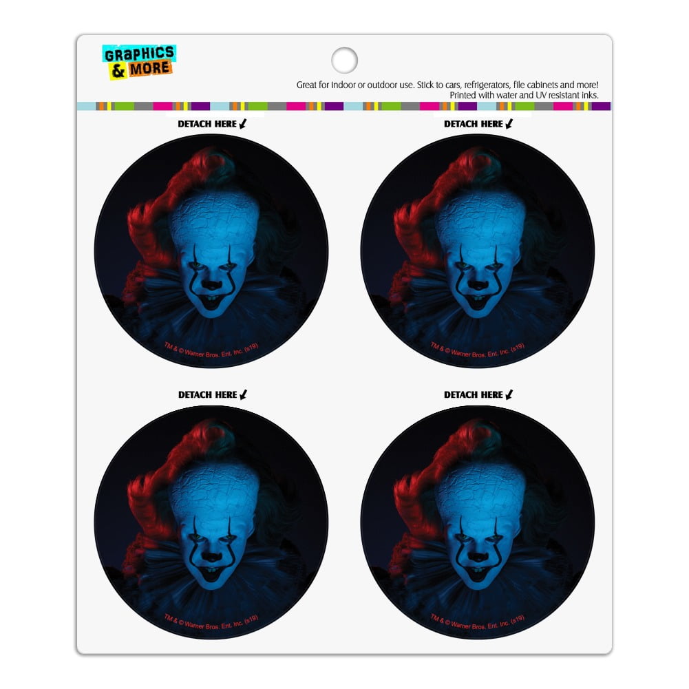 IT: Chapter 2 Blue Pennywise Refrigerator Fridge Locker Vinyl Circle ...