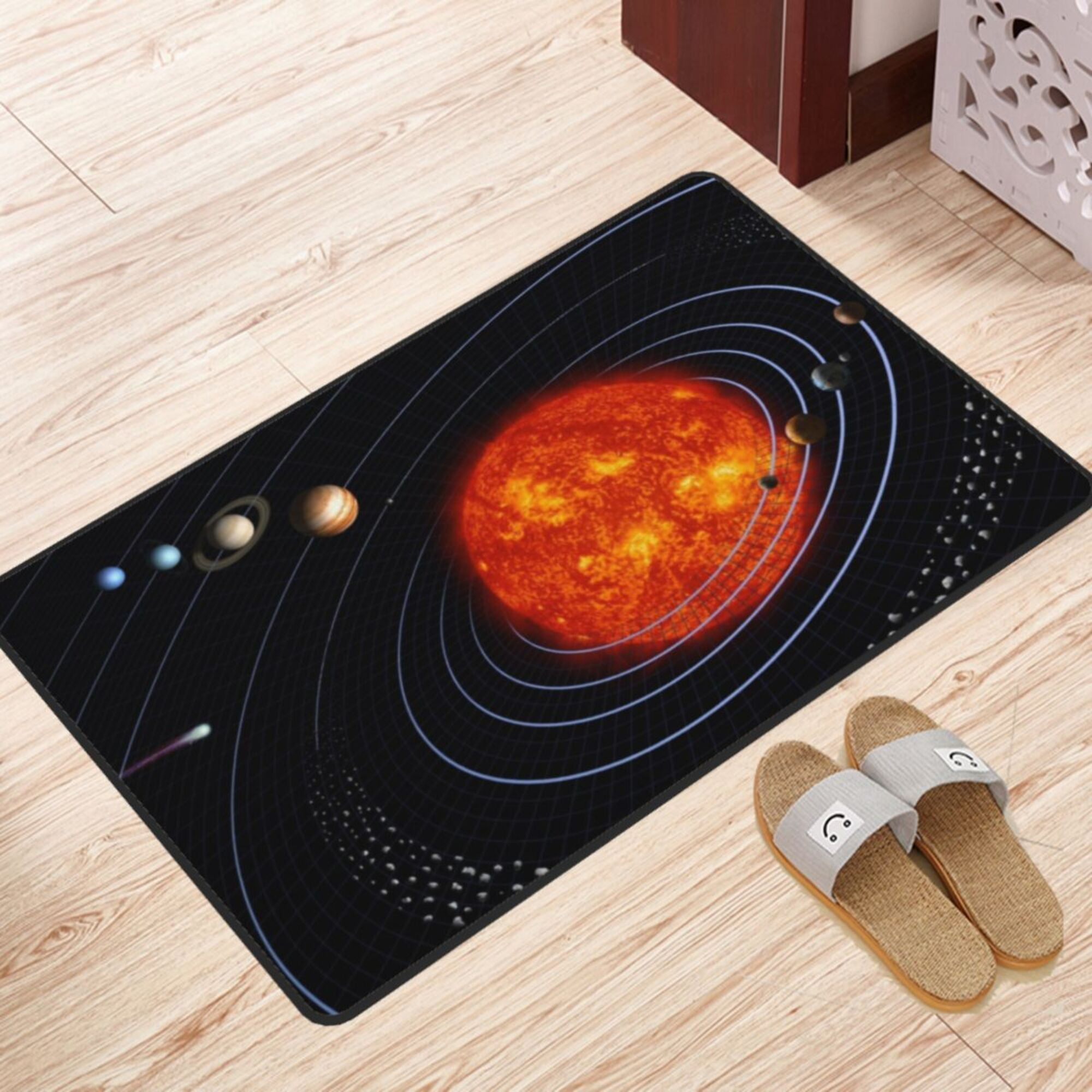 ZICANCN Area Rugs Doormat , Solar System Planets Facecloth Non-Slip ...