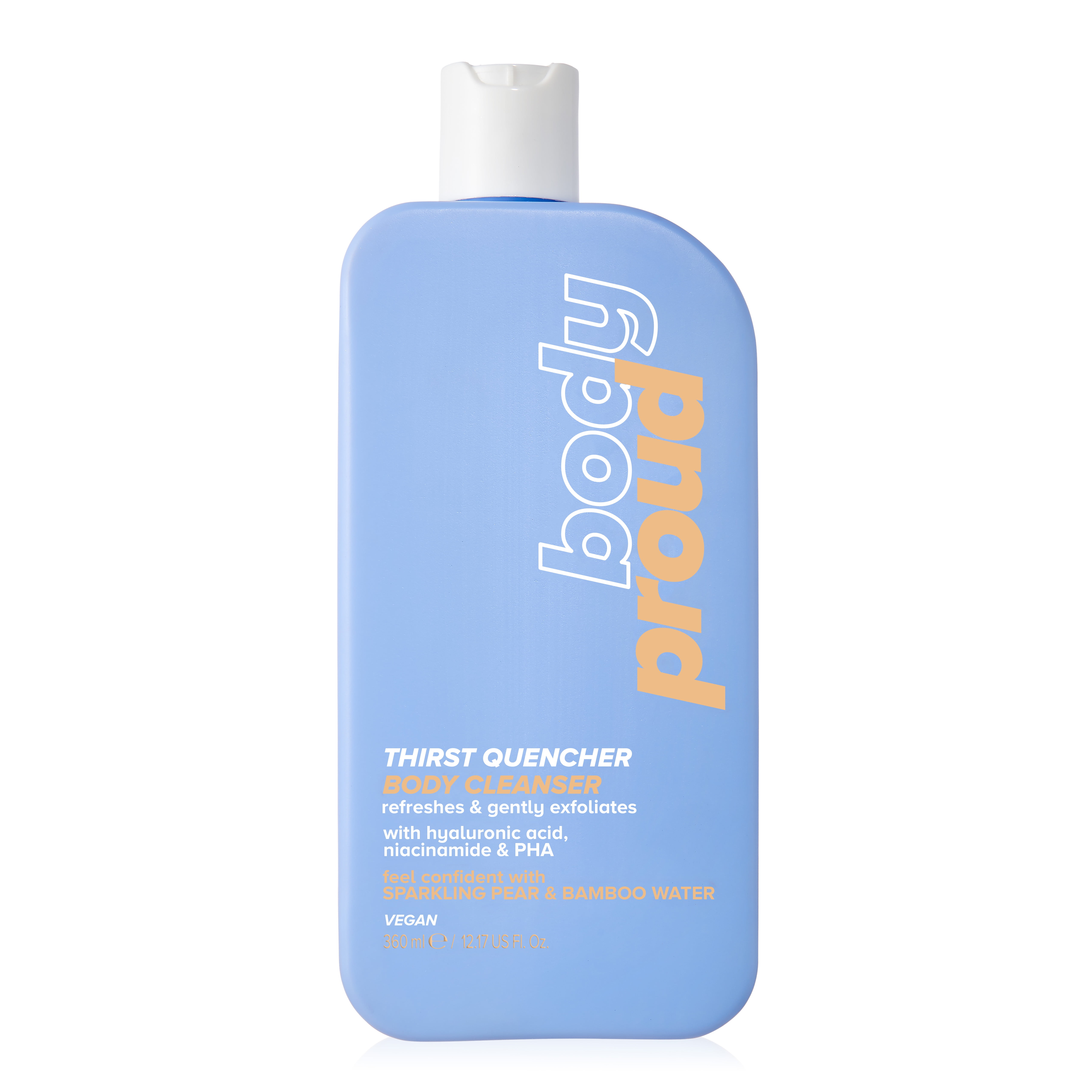 Body Proud Thirst Quencher Body Wash Cleanser with Hyaluronic Acid, 12. ...