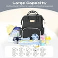 Kemier Multifunctional Diaper Bag with Changing Station, Large Capacity ...
