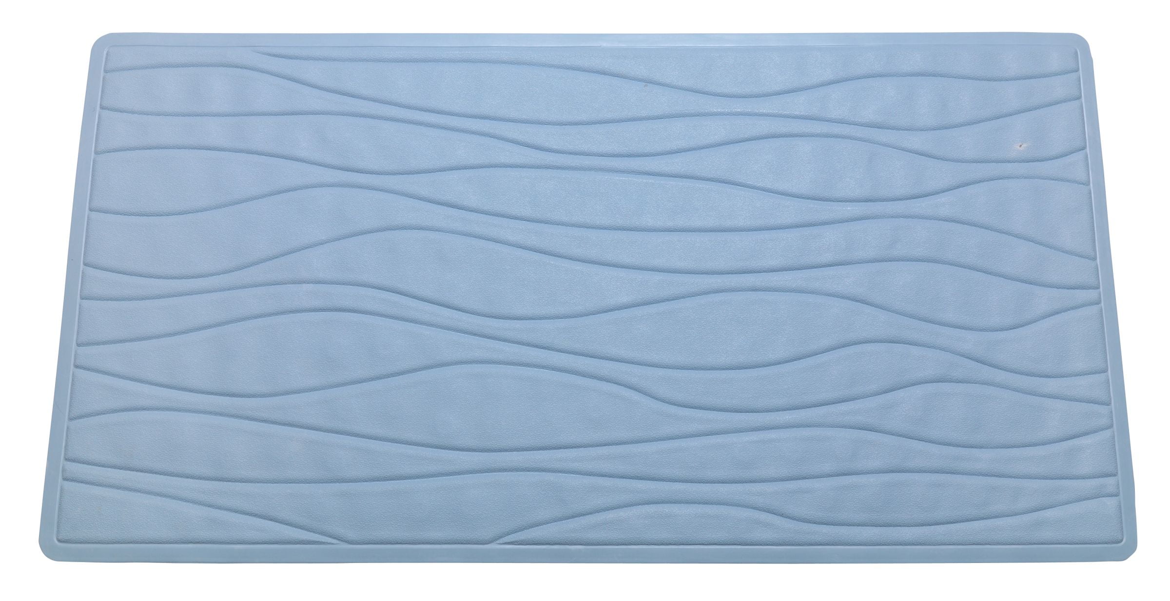 BetterBath Slip-Resistant Rubber Bath Tub Mat (13" x 20") - Blue ...