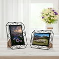 5x7 Picture Frame Set of 2, Black Metal Photo Frames for 5 by 7 inch ...