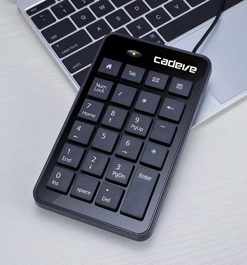 Buy Wired Number Pad - Numeric Keypad Silent 23 Keys USB Numpad ...