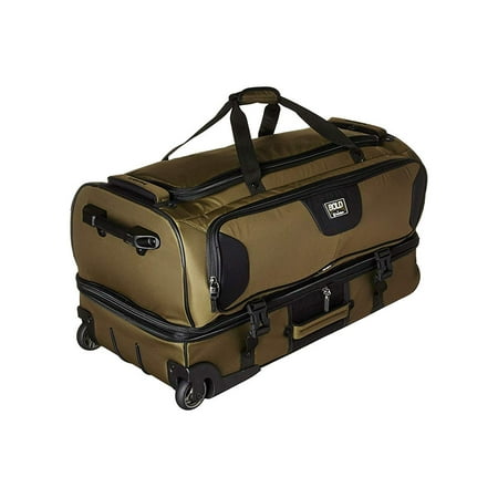 Travelpro BOLD by Travelpro 30" Drop Bottom Rolling Duffel Olive/Black ...
