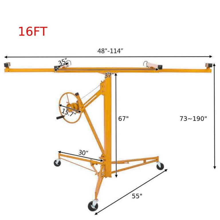 Drywall Panel Hoist Jack 11ft Drywall Lift Sheetrock Lift Drywall Lift ...