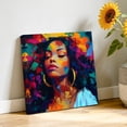 African American Canvas Wall Art for Living Room, Colorful Abstract ...