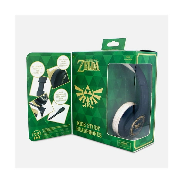 NINTENDO ZELDA BLUE AND GOLD KIDS INTERACTIVE HEADPHONES | Walmart en línea