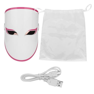 Blue Red Light Therapy Mask for Face, 7 Colors LED Face Mask Light ...
