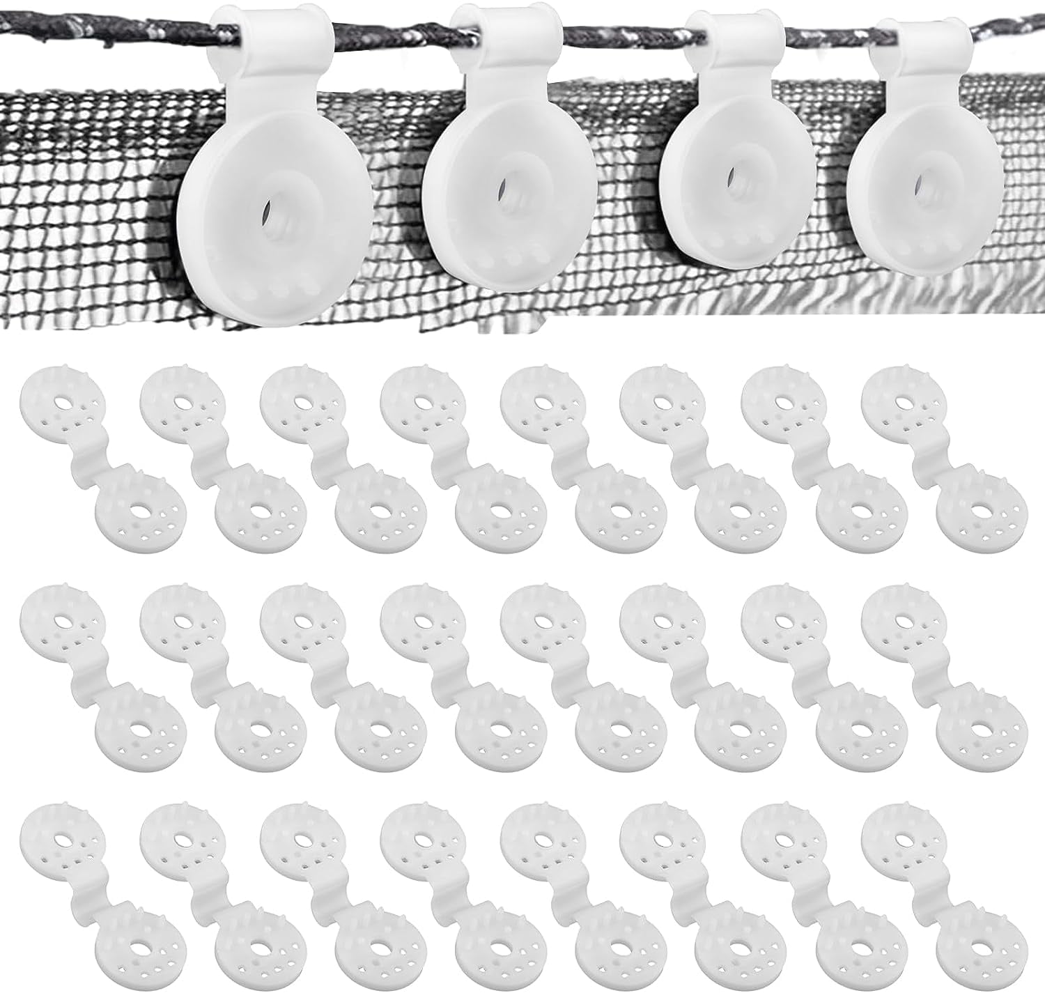 50 Pcs Shade Cloth Clips,Greenhouse Shade Cloth Fix Clamp,Shade Cloth ...