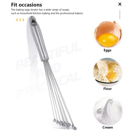 fastboy Stainless Steel Ball Whisk Stirrer Egg Stirring with Handle ...