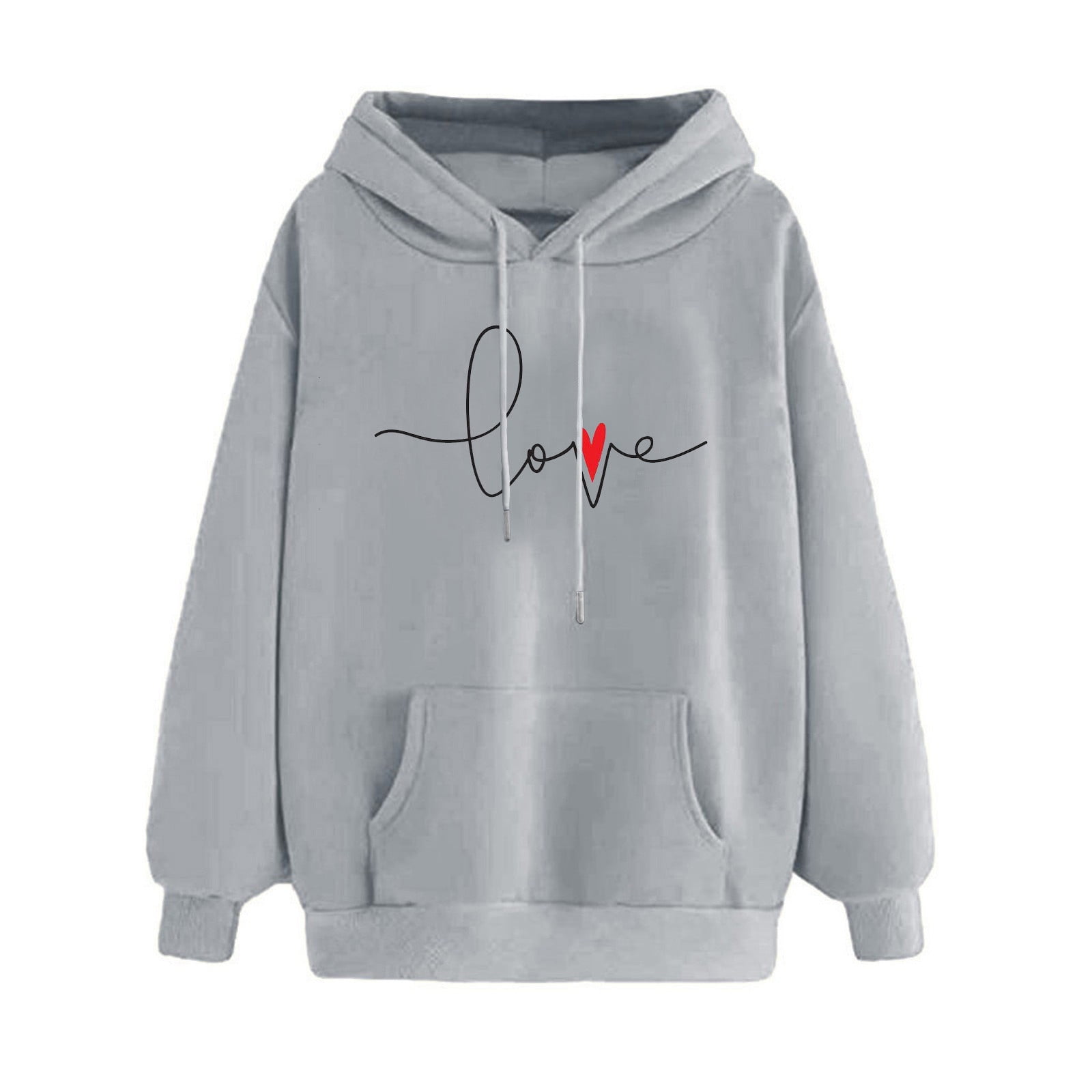 Click here for Zanvin Hoodies For Teen Girls Cute Heart Graphic P... prices