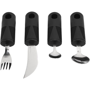 Adaptive Cutlery Set for Elderly, Arthritis, Parkinson’s - Wide ...