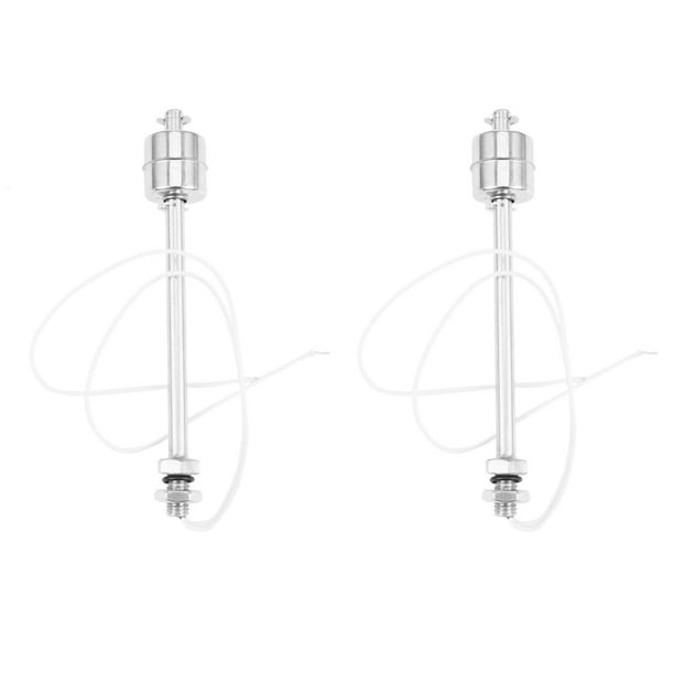 2PCS 150mm Stainless Steel Float Switch Tank Liquid Water Level Sensor ...