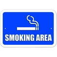 Smoking Area Sign - Walmart.com