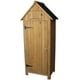 Ktaxon 70 inch Fir wood Wooden Lockers with Single Door Natural wood ...
