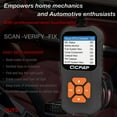 Cicpap OBD2 Scanner Code Reader, Engine Diagnostic Tool for Vehicle Check, Elite Edition ...