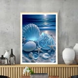 Aoderun 5D Seashell Diamond Painting Kit, Full Drill Gem Art, DIY Beads ...