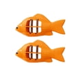 2Pcs Silvervine Cat Chew Stick Toy with Catnip, Fish Bone Shape for ...