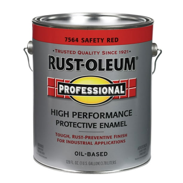 Rust-Oleum Professional Indoor and Outdoor Safety Red Protective Paint ...