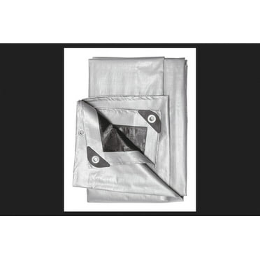 Sigman 6' x 10' Silver Heavy Duty Tarp - Walmart.com