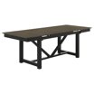 Coaster Maverick Wood Rectangular Dining Table in Natural Mango and ...