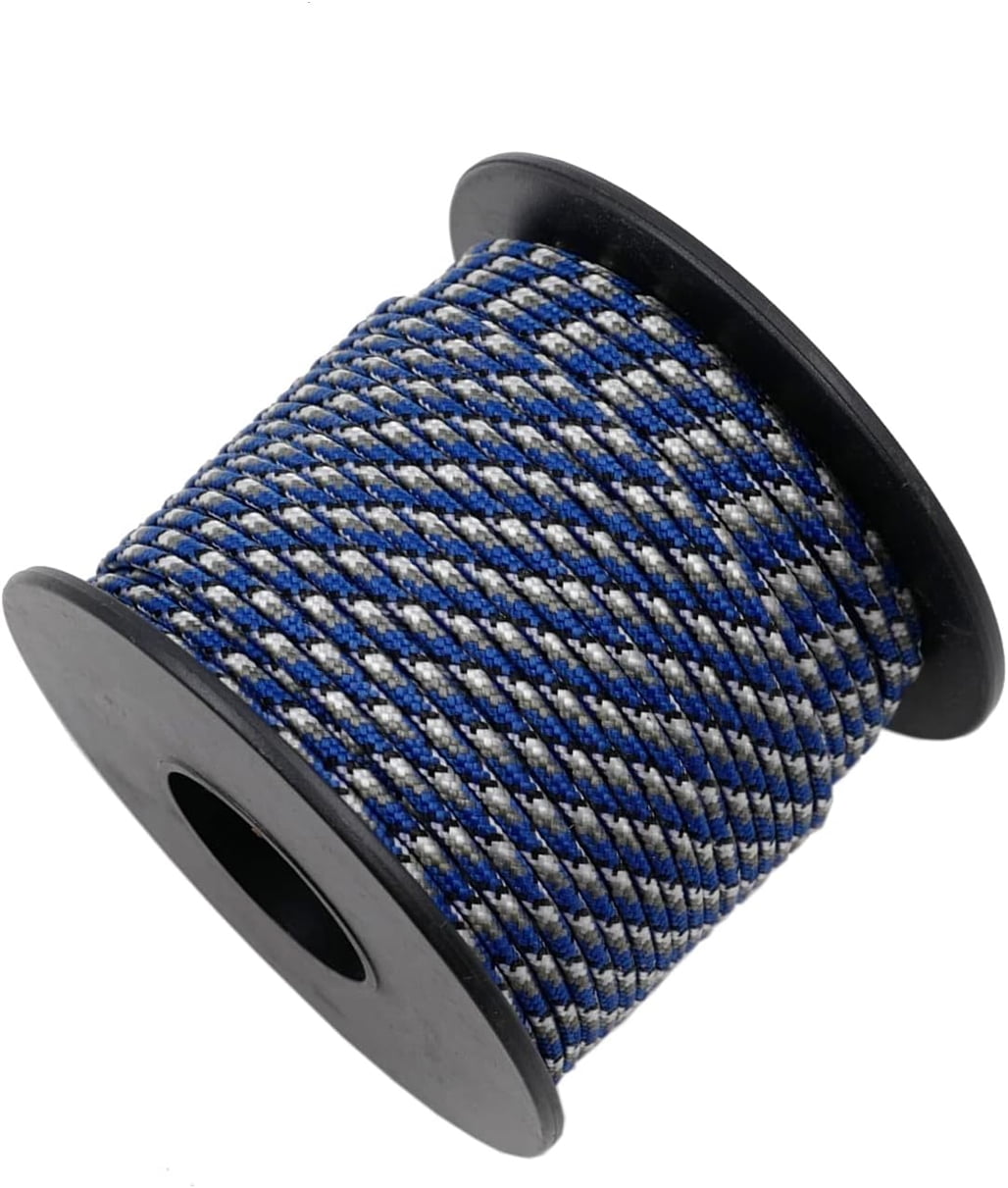 Paracord Cord 100 Feet 3 Strands Micro Parachute Spool Cord Nylon Rope ...