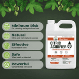 Clean Green Citric Acidifier - 1 Gallon Concentrated Liquid Citric Acid ...