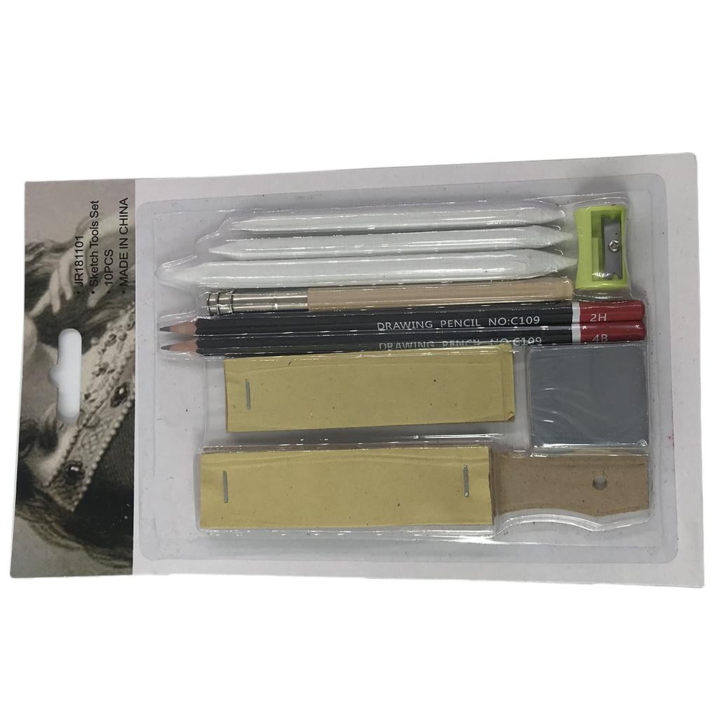 Buy Sketching Pencils Set 10Pcs, Drawing Pencil Tools, Erasers ...