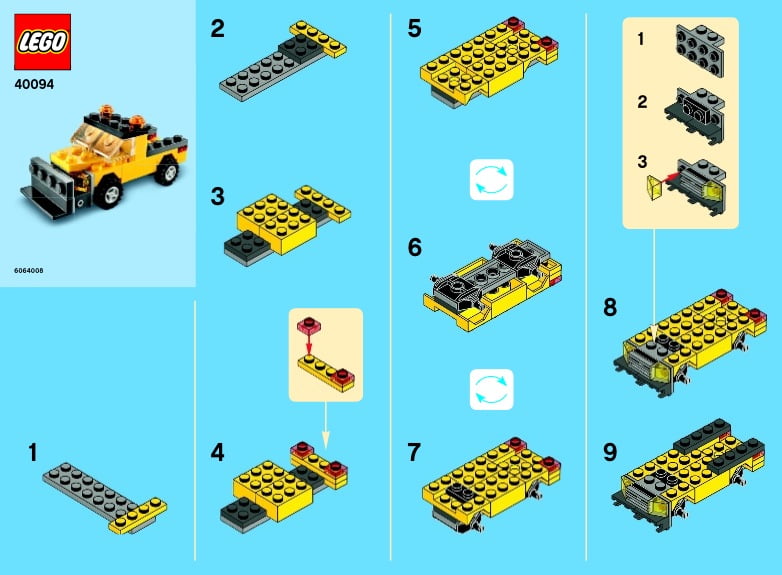 LEGO Monthly Mini Build Set Snowplow #40094 - Walmart.com