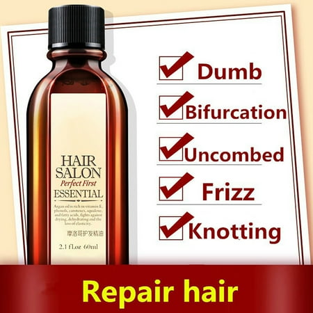 Oil Hair Oil, 60ml Unisex Frizz Control Serums Makes Hair , Soft And ...