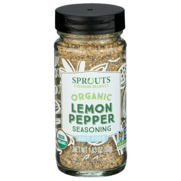 Simply Organic Non-GMO Lemon Pepper Seasoning, 3.17 oz. - Walmart.com