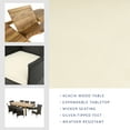 GDF Studio Kenerson Outdoor Wicker and Acacia Wood 9 Piece Dining Set ...