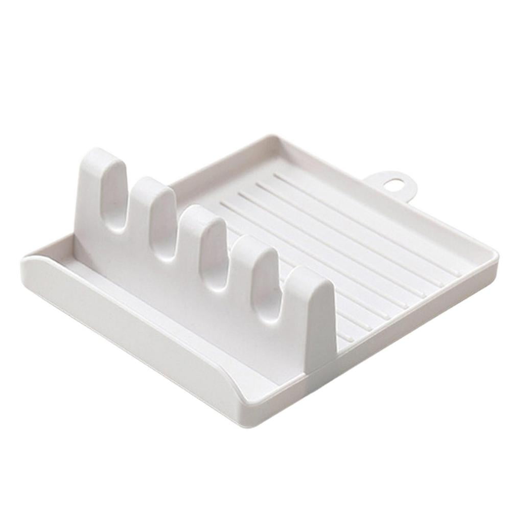 Tohuu Spoon Rest with Lid Holder Heat-Resistant Pot Lid Holder Spoon ...
