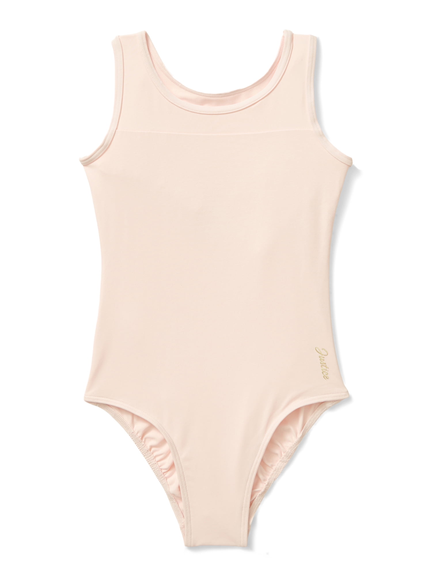 Justice Girls Keyhole Dance and Gymnastics Leotard, Sizes XS-XL, 1-Pack ...