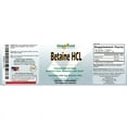 Good State Pure Betaine HCL Supplement - 650mg, 120 Veggie Capsules ...