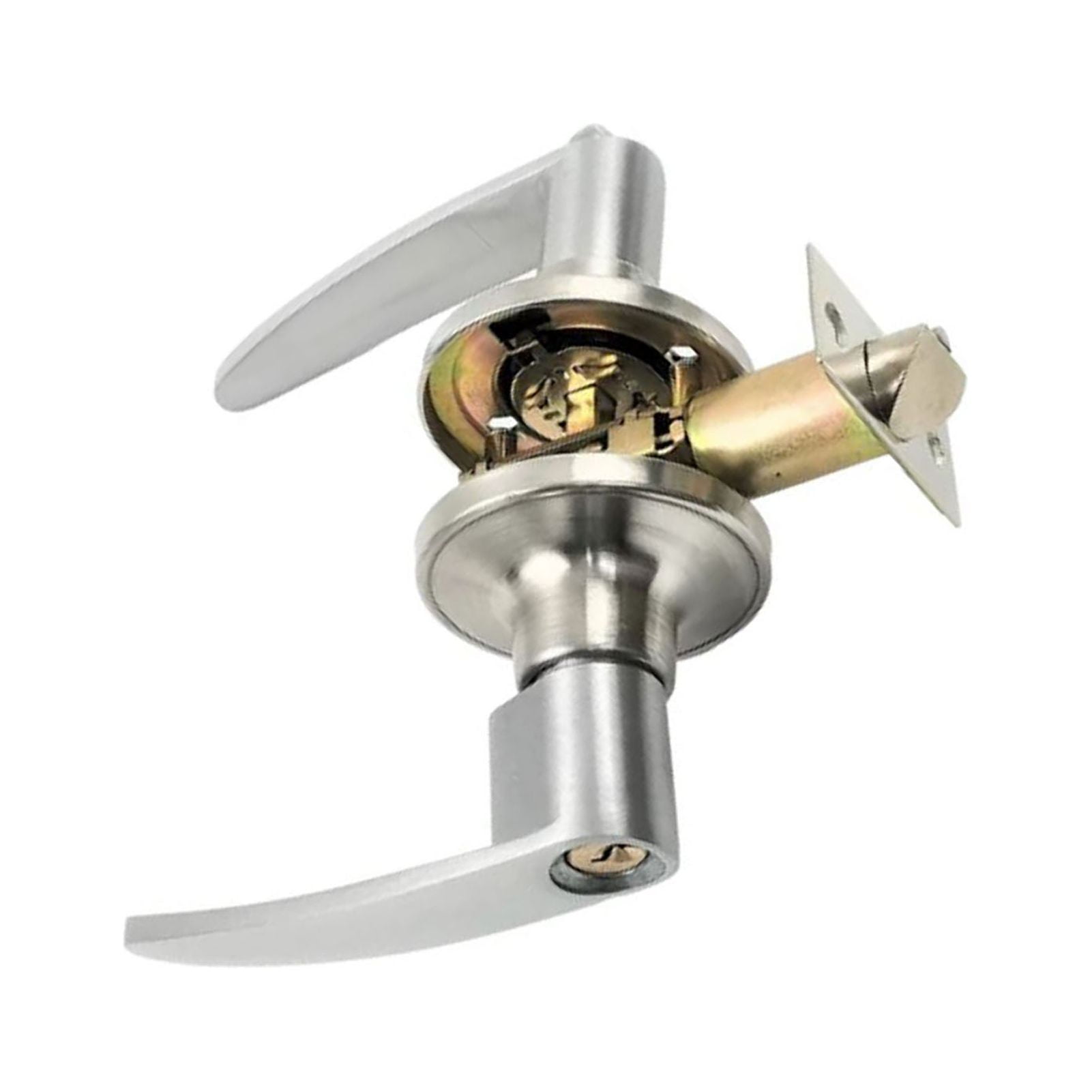 Click here for Meetca Straight Door Handle door Handle Silver Col... prices