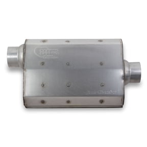 Vibrant Performance 1145 STREETPOWER Flat Black Oval Muffler - Walmart.com