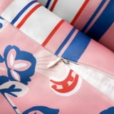 Phantoscope Outdoor Waterproof Floral Printed Decorative Throw Pillow ...