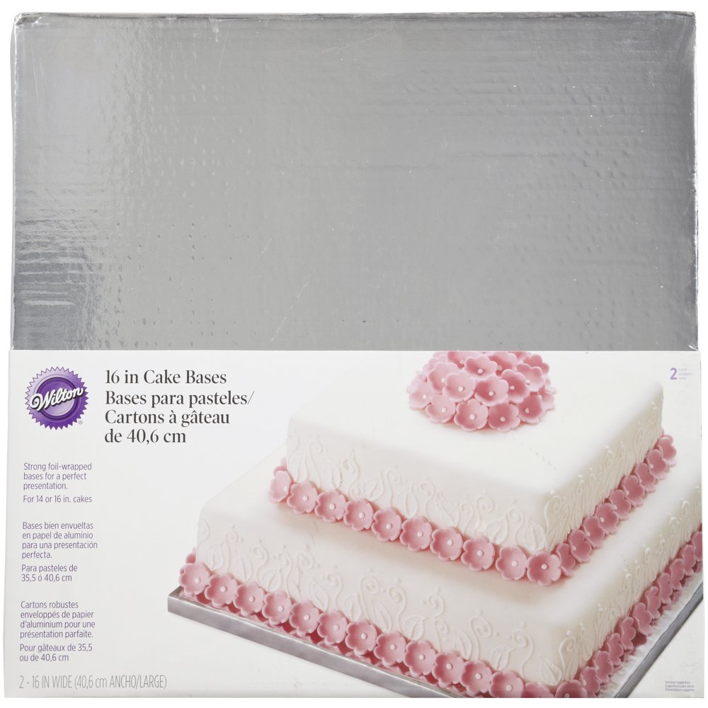 Wilton Silver Foiled Wrapped Bases for Cakes, 2 count - Walmart.com ...