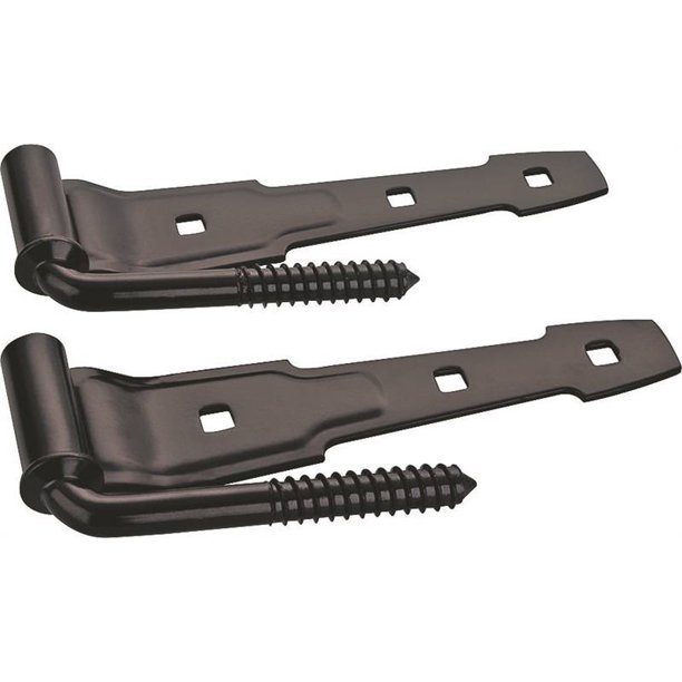 Mintcraft LR-174-BC3L Heavy Duty Screw Hook and Eye Door Hinge, 3 Hole ...