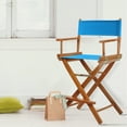 "24" Director's Chair Honey Oak Frame-Turquoise Canvas" - Walmart.com