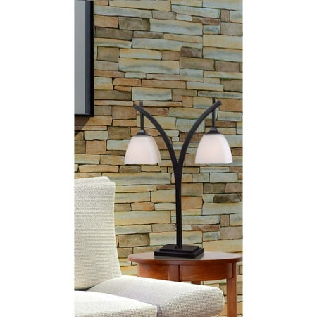 Kenroy Home Structure Table Lamp, Golden Flecked Bronze - Walmart.com ...