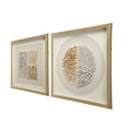 A&B Home Aurelia Shadow Box Wall Decor - Set of 2 - Silver/Gold/Clear ...